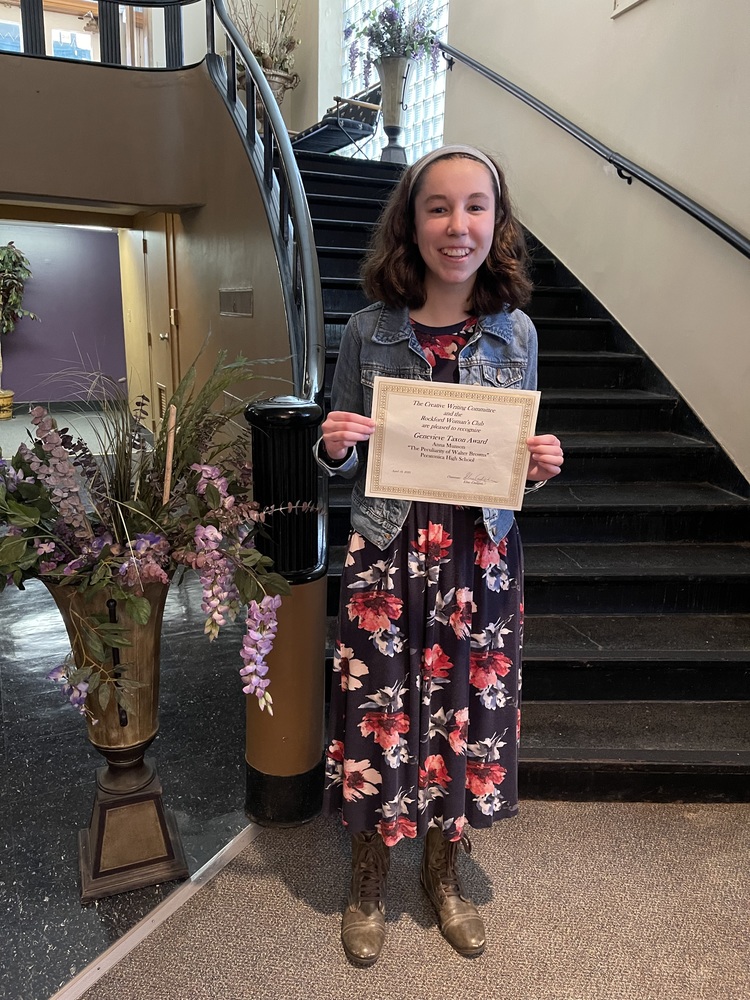 Sophomore Anna Munson named writing contest winner second year in a row ...